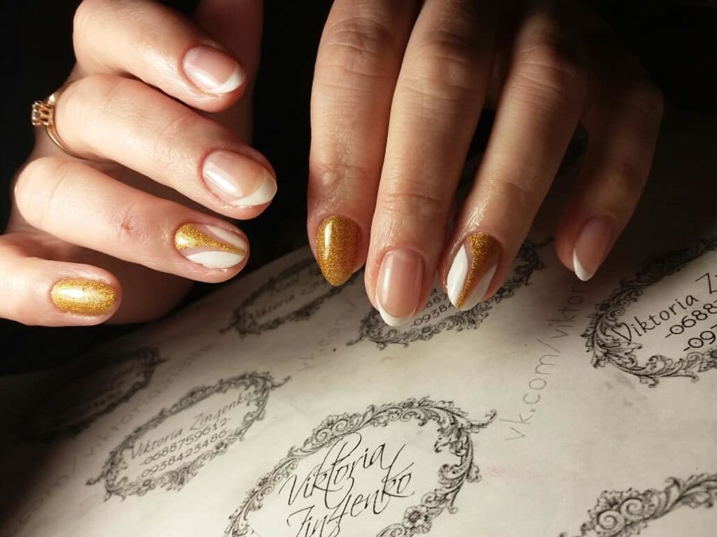 Французский маникюр на короткие ногти 2019: 80 сногсшибательных идей ...