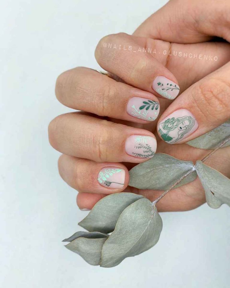 Летний маникюр с цветами 2021: 40 шикарных фото идей - Журнал Элис